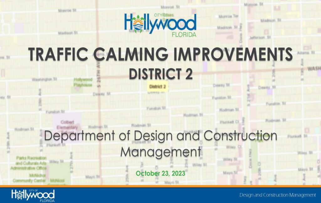 Traffic Calming & Control Project – City of Hollywood, FL